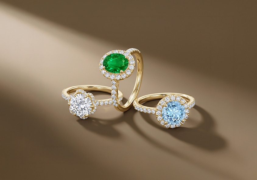 Blue Sapphire Vintage Engagement Rings | Angara