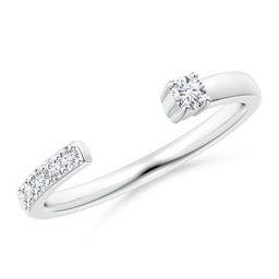 Gypsy-Set Round Diamond Eternity Ring | Angara
