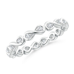 Gypsy-Set Round Diamond Eternity Ring | Angara