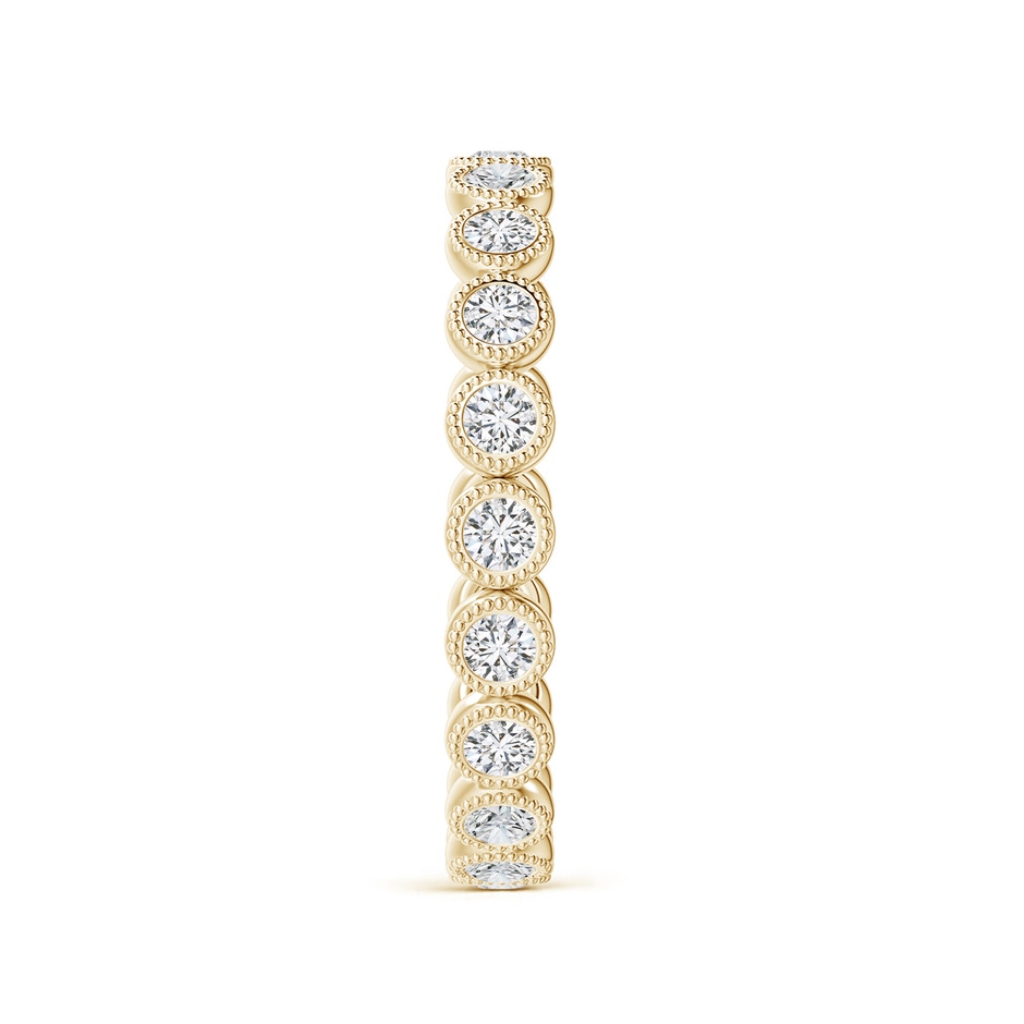 Milgrain Bezel-Set Diamond Eternity Wedding Ring | Angara