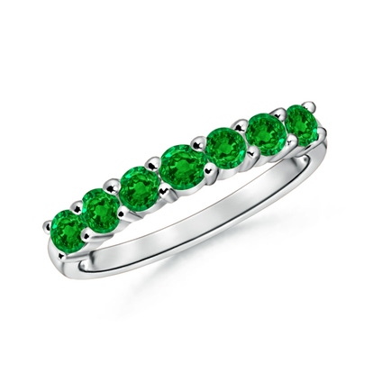 Buy Emerald Stackable Rings in Australia | Angara