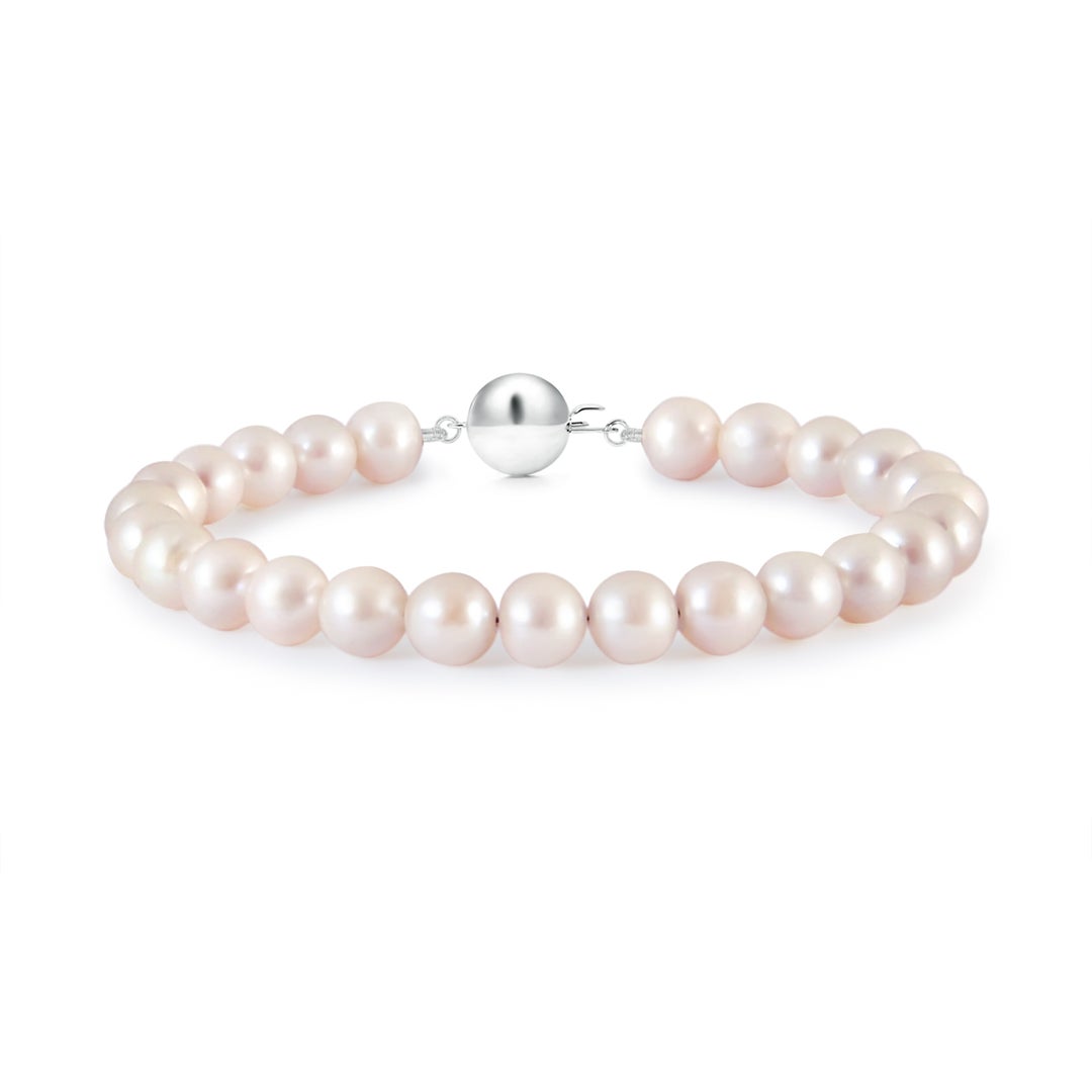 Classic Japanese Akoya Pearl Single Strand Bracelet