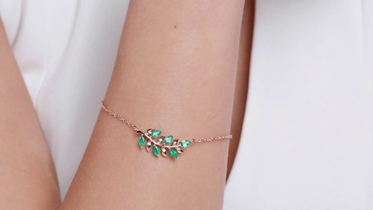 Olive leaf vine bracelet store