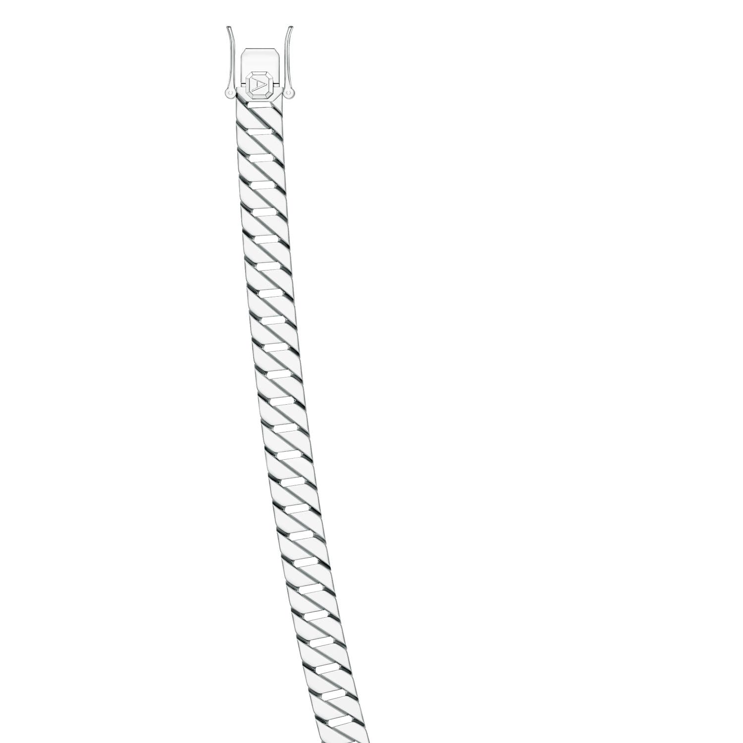 Men's Octagon-Shaped Link Chain Necklace