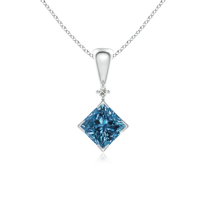 Shop Blue Diamond Pendant Necklaces for Women | Angara