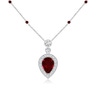 Shop Ruby Necklace Pendants for Women | Angara