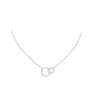 Tommy hilfiger double open circle necklace store