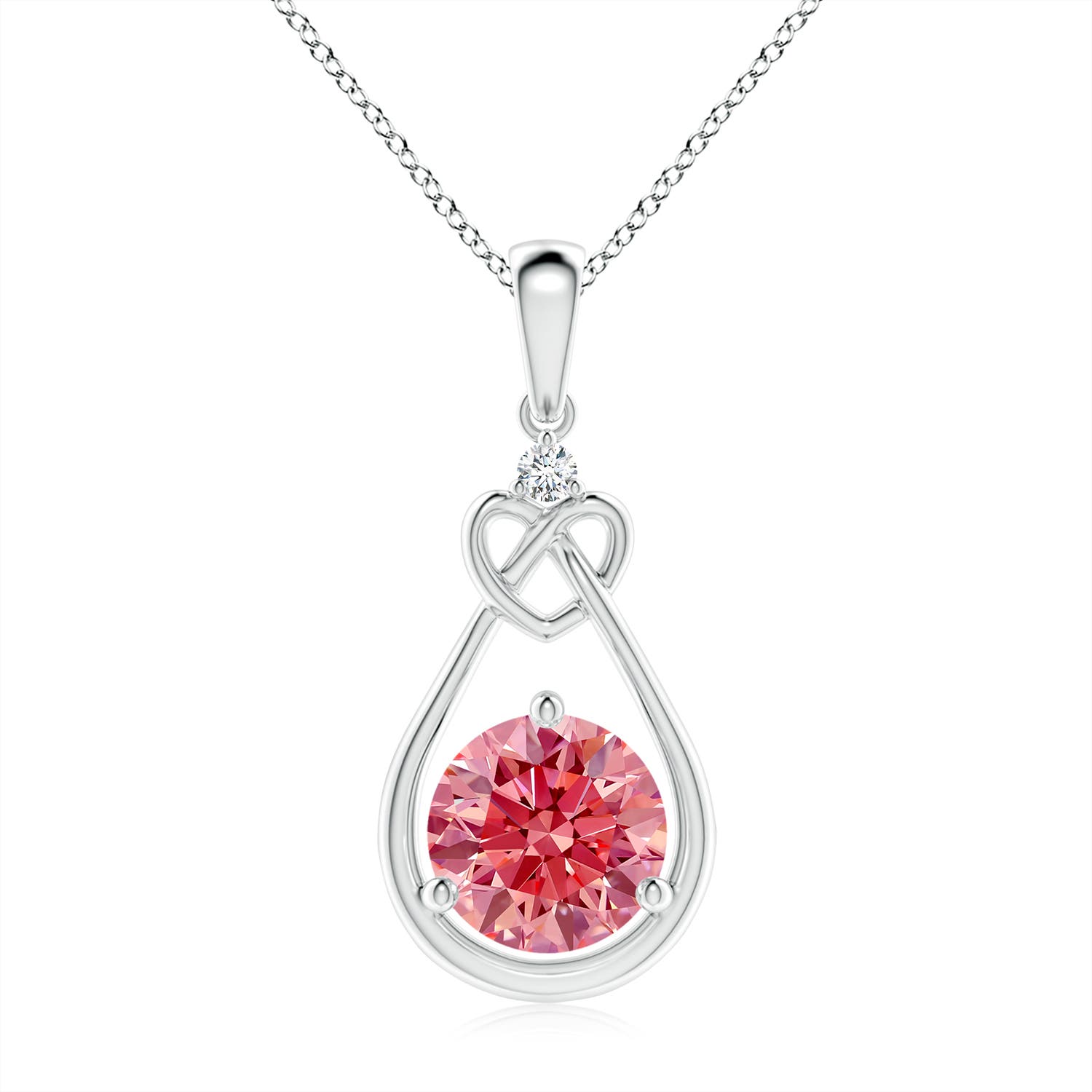 Fall in Love with the Charm of Pink Diamond Necklaces Angara