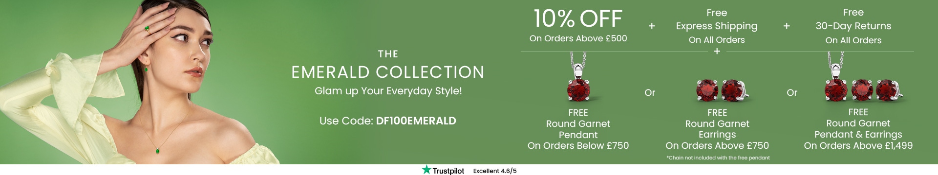 Buy Ruby Pendants in UK | Angara