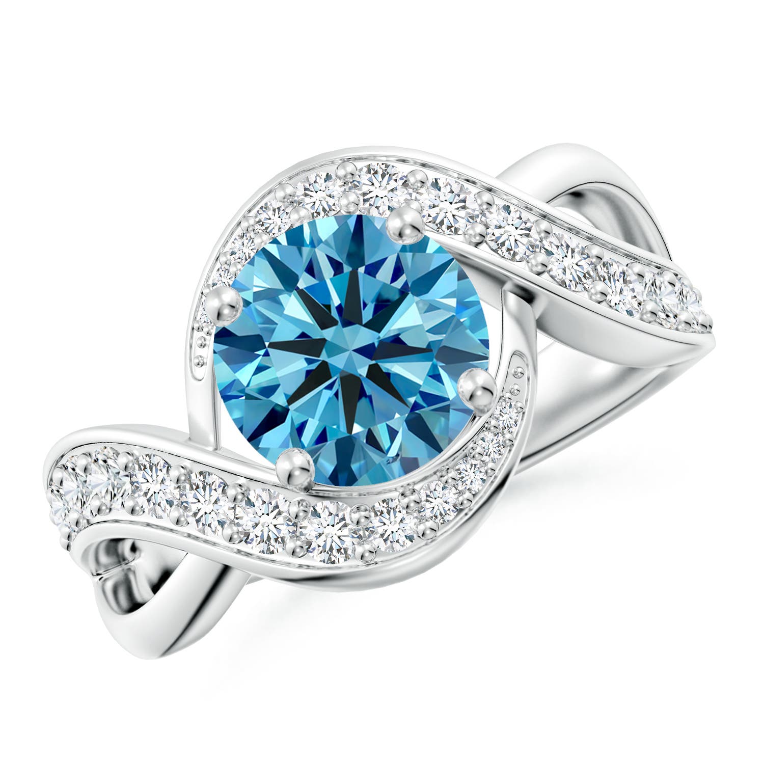 The Most Stunning Blue Diamond Ring Styles Right Now Angara