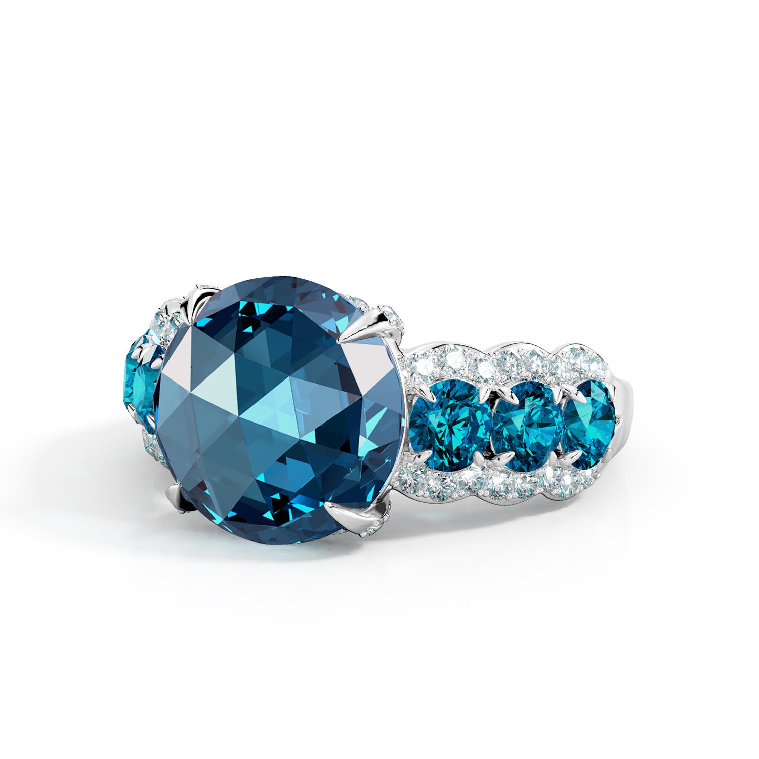 Felicia Ring mit gewelltem Schaft