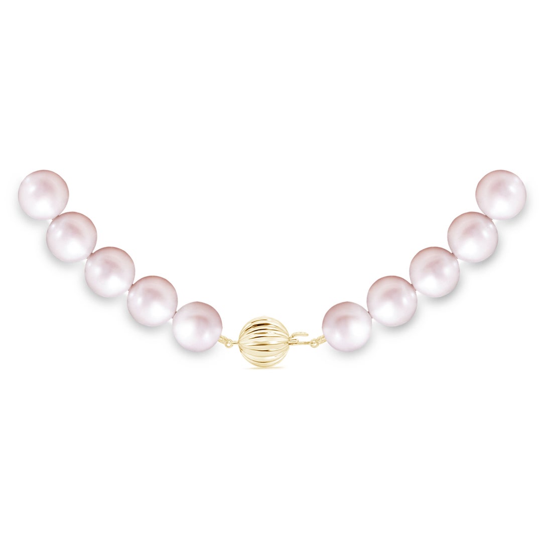 8-9mm, 18" Freshwater Pearl Single Strand Necklace | Netherlands